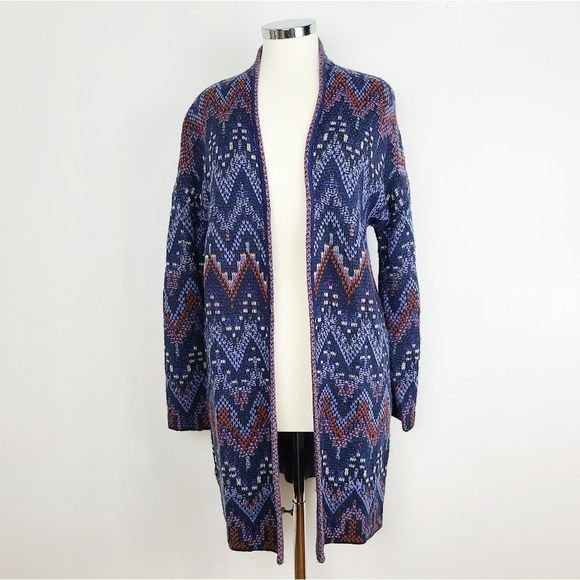 Lucky Brand | Sweaters | Nwtlucky Brand Ikat Stitch Cardigan S | Poshmark